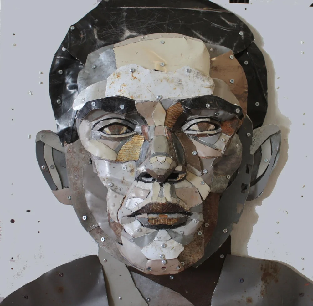 Matt Small Reclaimed metal Art — Art Materialism