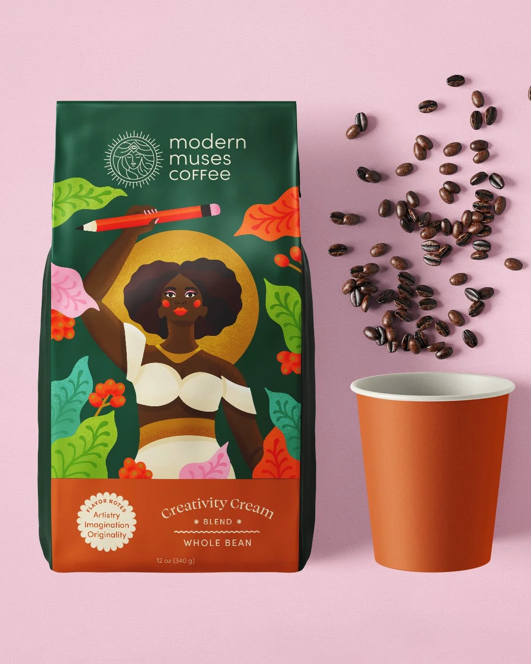 Modern Muses Coffee Packaging — Jessica Molina | Lettering ...