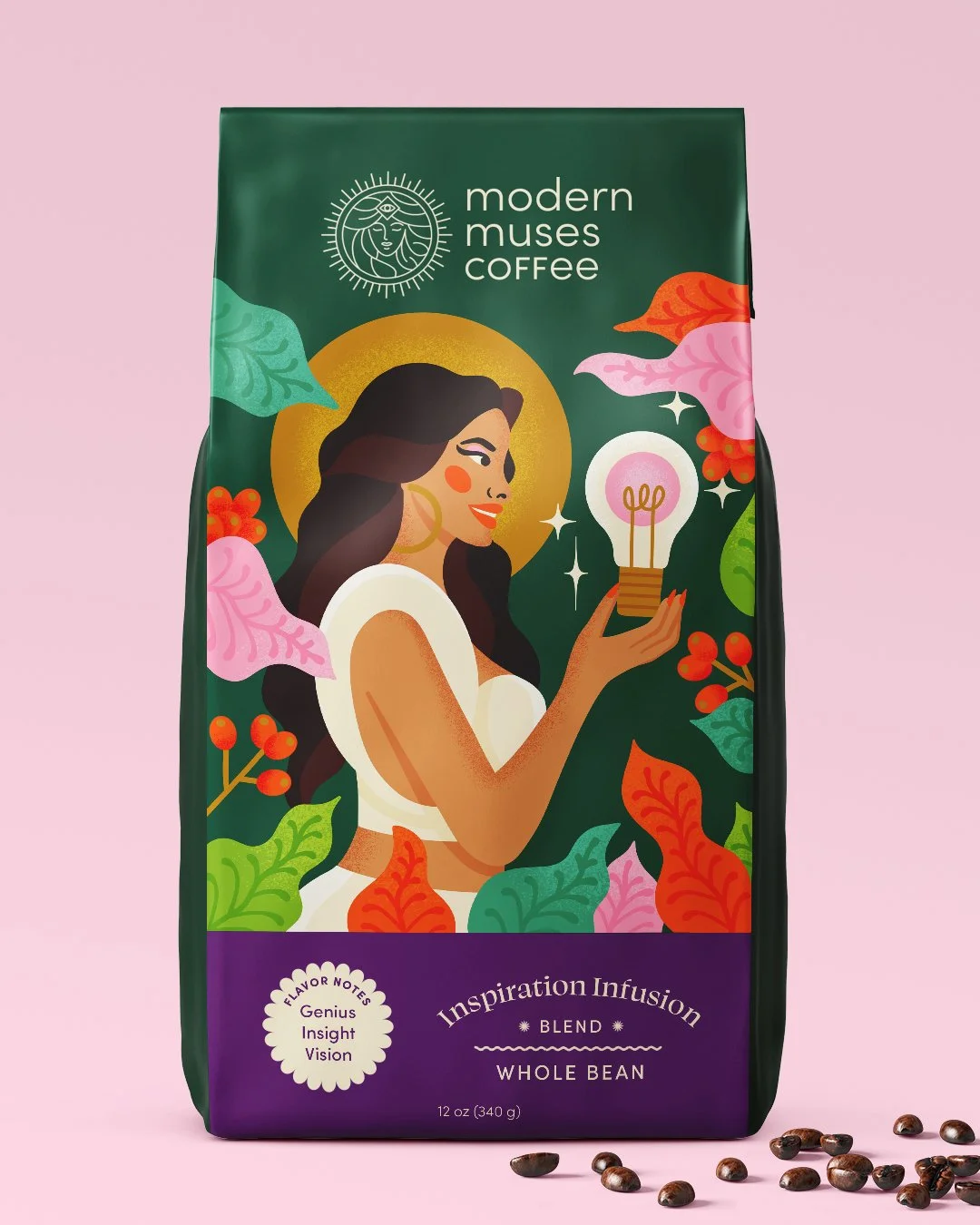 Modern Muses Coffee Packaging — Jessica Molina | Lettering ...
