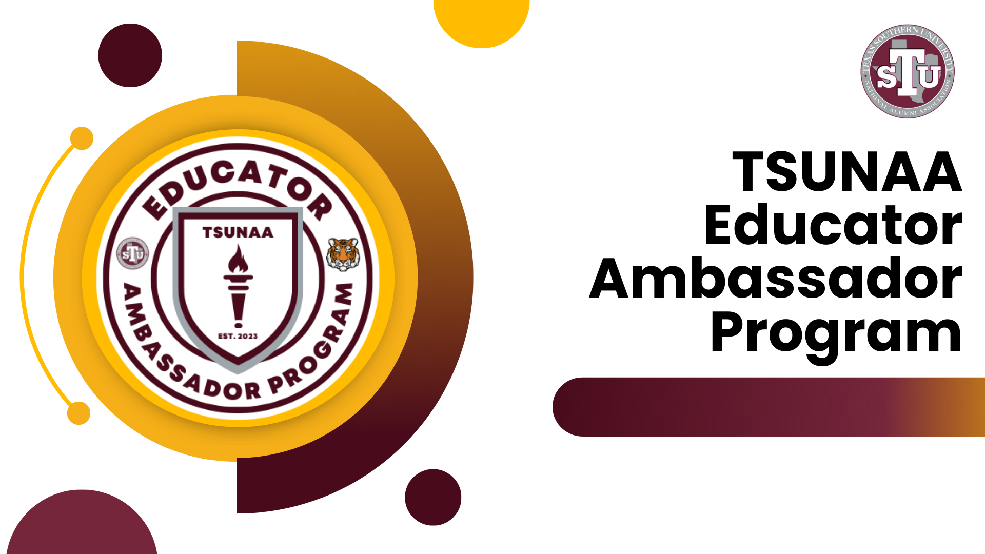Educator Ambassador Program — TSU National Alumni Association