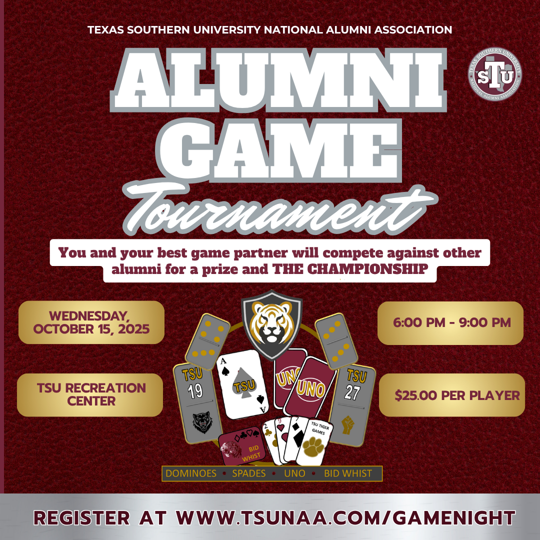 TSUNAA Alumni Game Tournament — TSU National Alumni Association