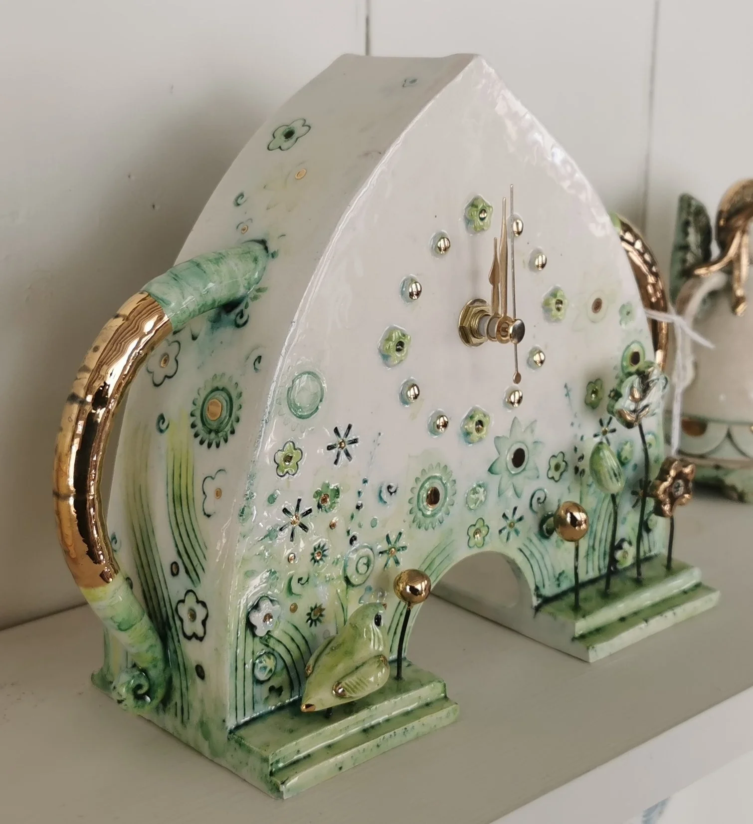 Garden Stroppy Clock - by Sarah McCormack — Sarah McCormack Ceramics