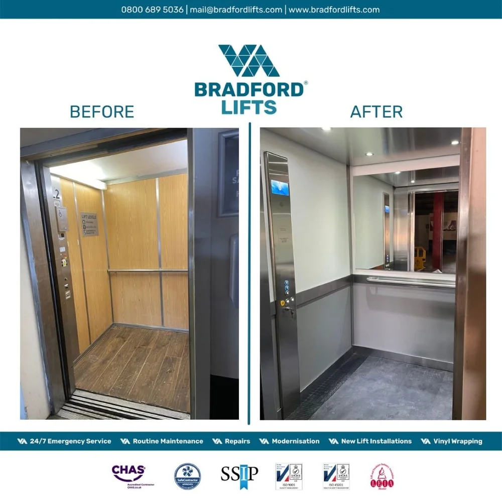 Lift Car Modernisation — Bradford Lifts Ltd