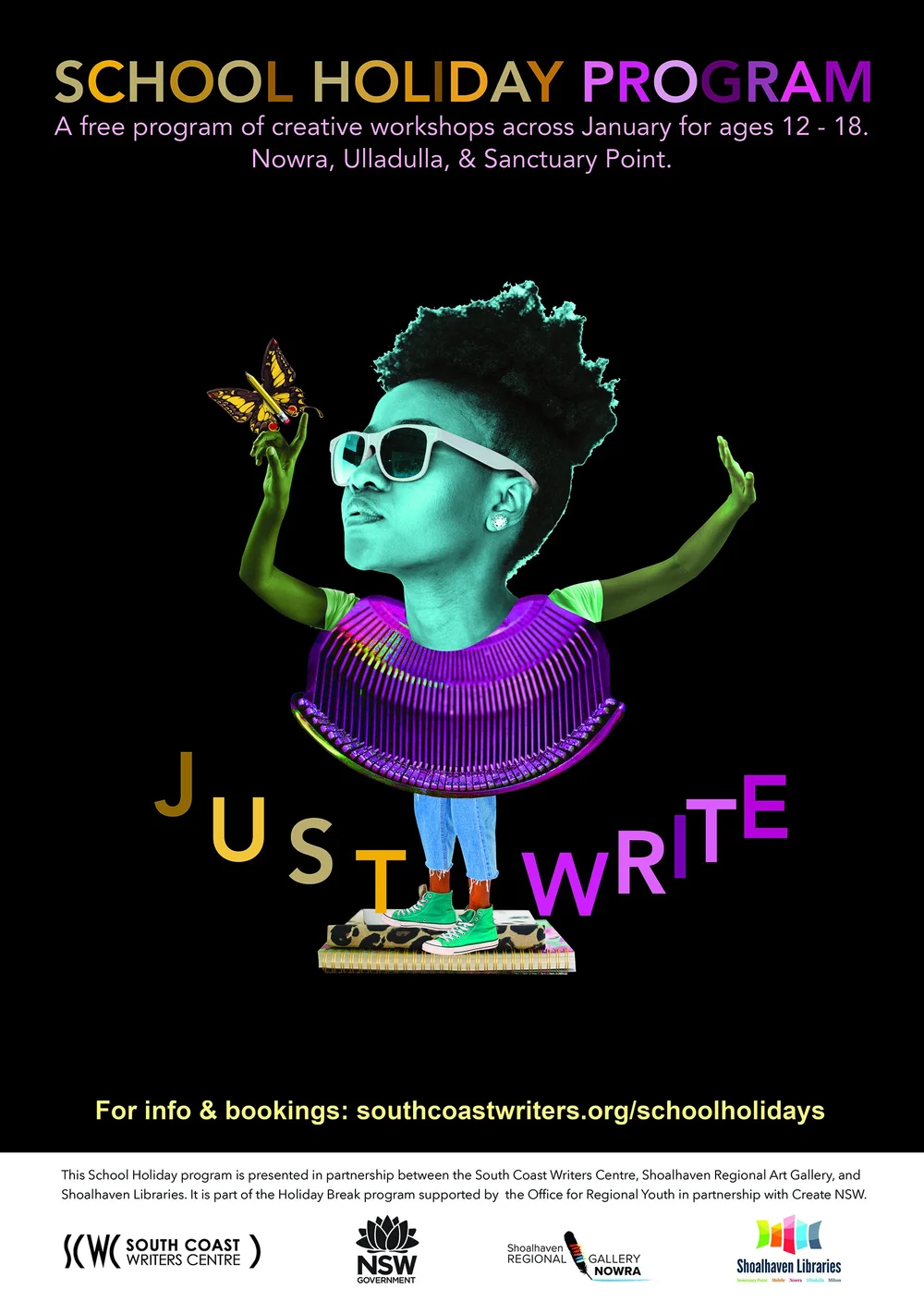 Just Write School Holiday Program — South Coast Writers Centre