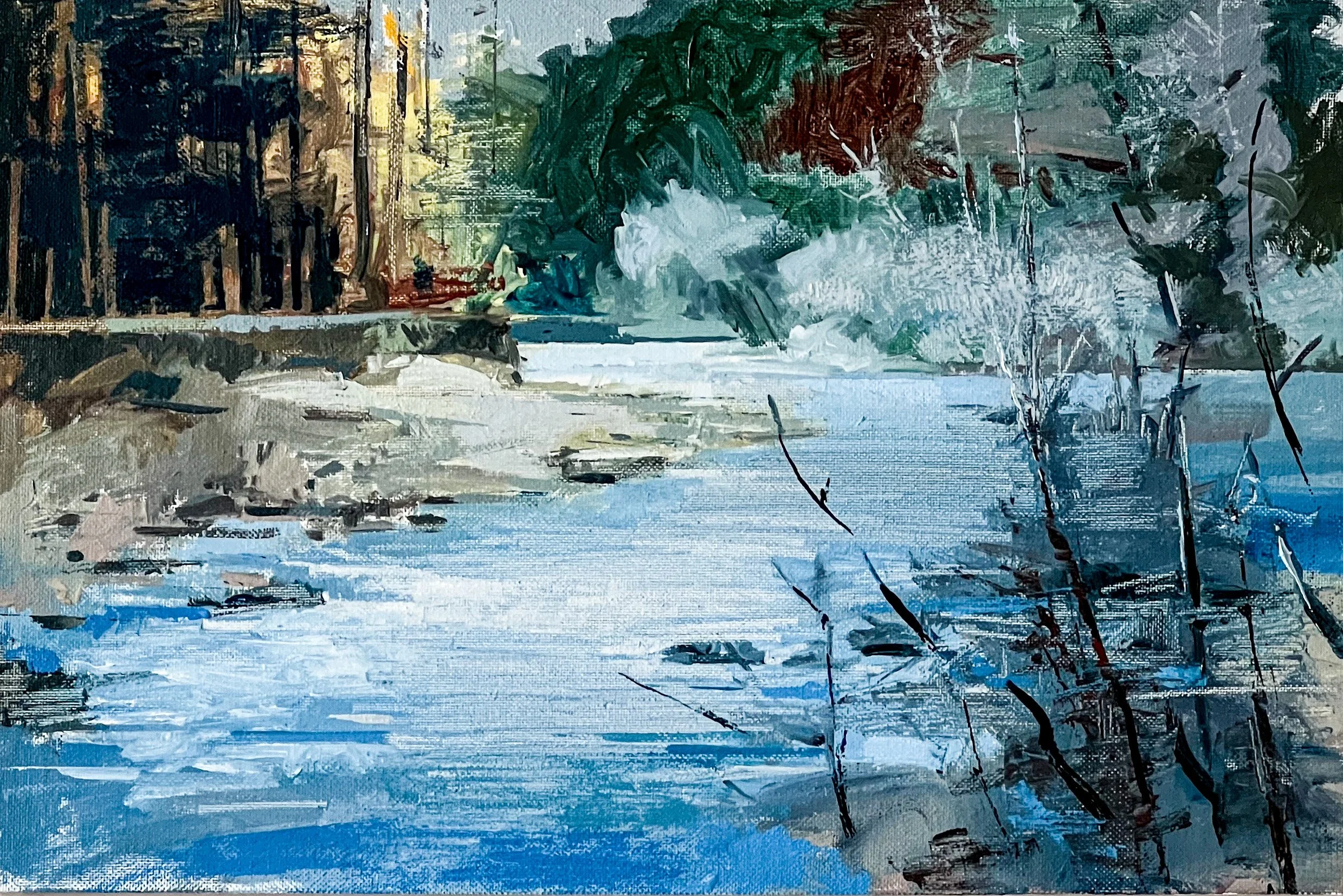 Red Tree on the Dee by Allan Lawson — Finzean Estate