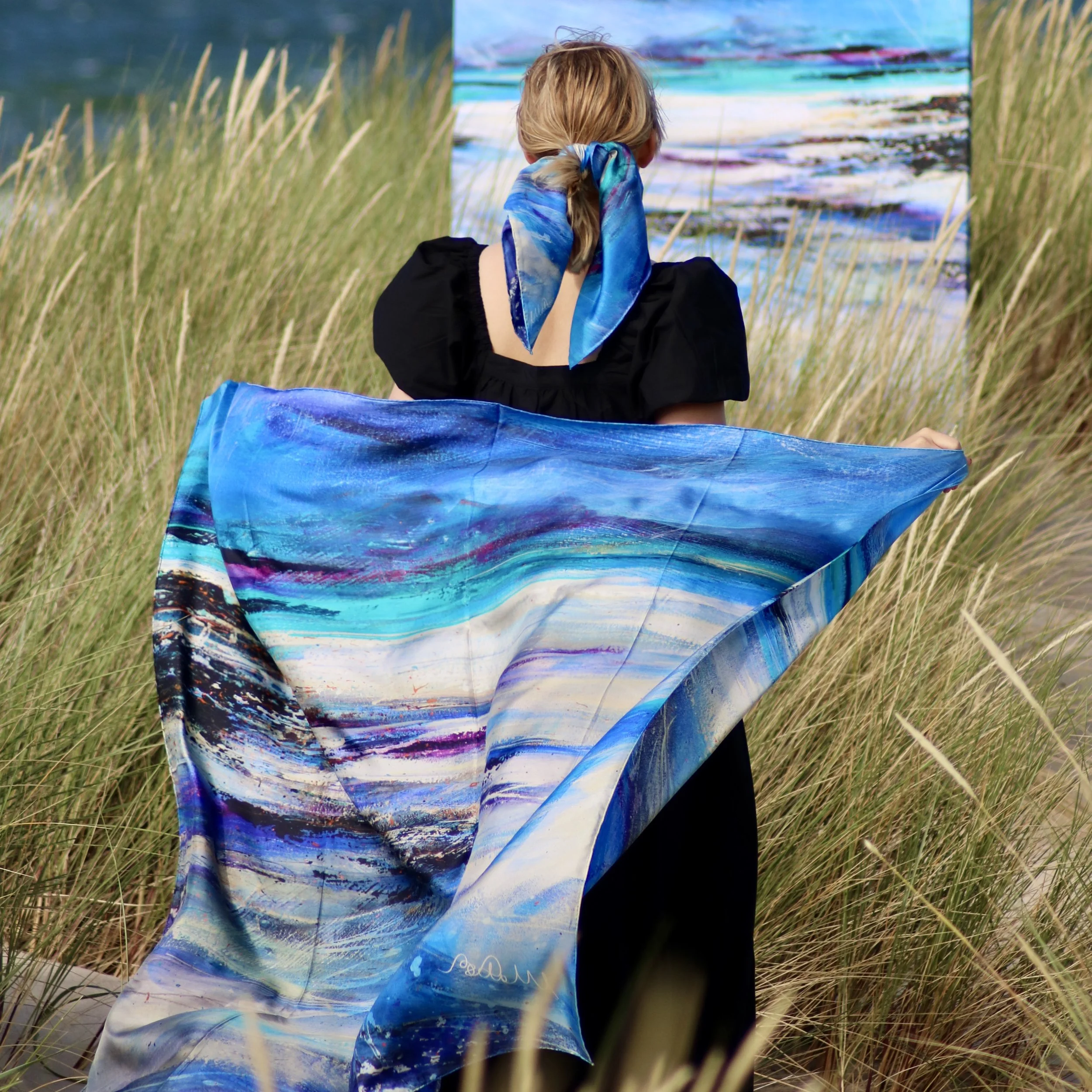 Shop silk scarves — Fiona Matheson Studio