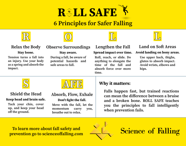 ROLL SAFE Framework: Six Principles for Safer Falling — Science of Falling