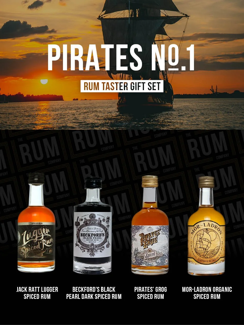 Dark Spiced #1 Rum Taster Set Gift Box - The Rum Company — The Rum ...