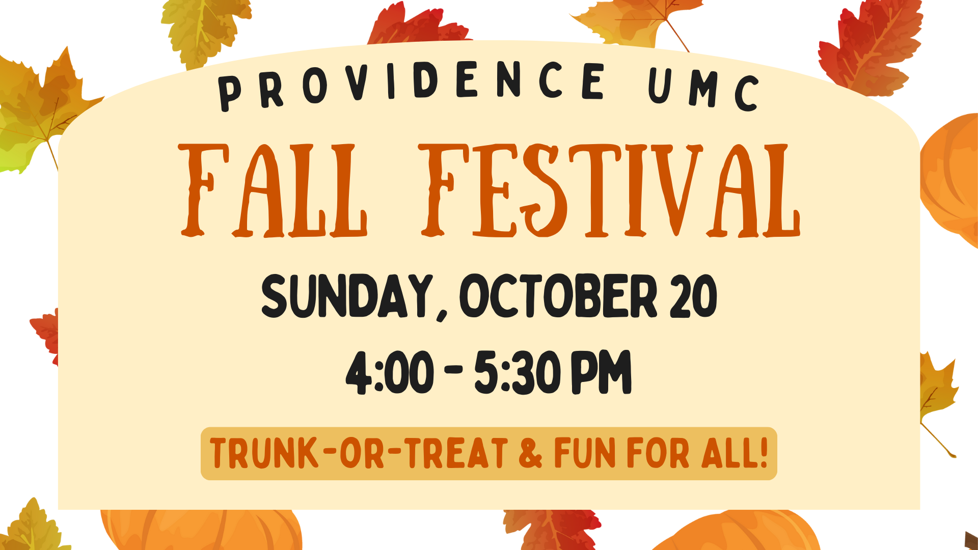 Upcoming — Providence UMC