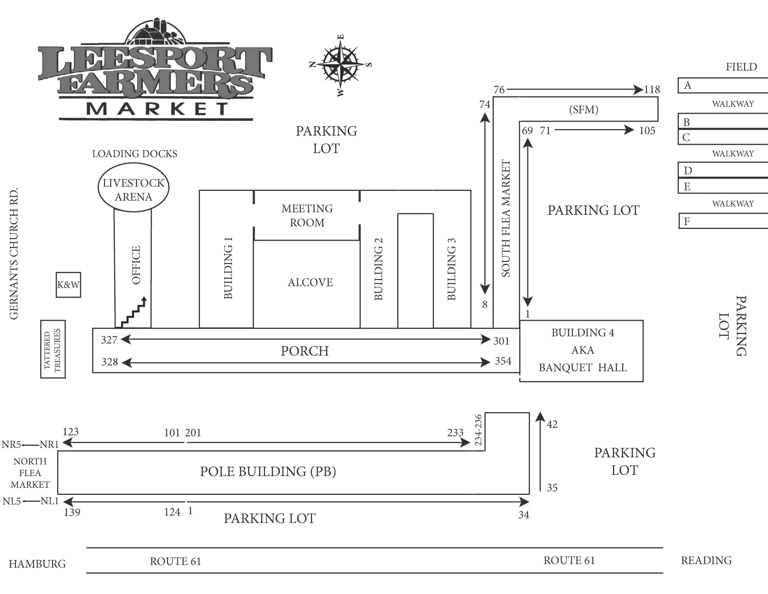 Market Map — Leesport Farmers Market