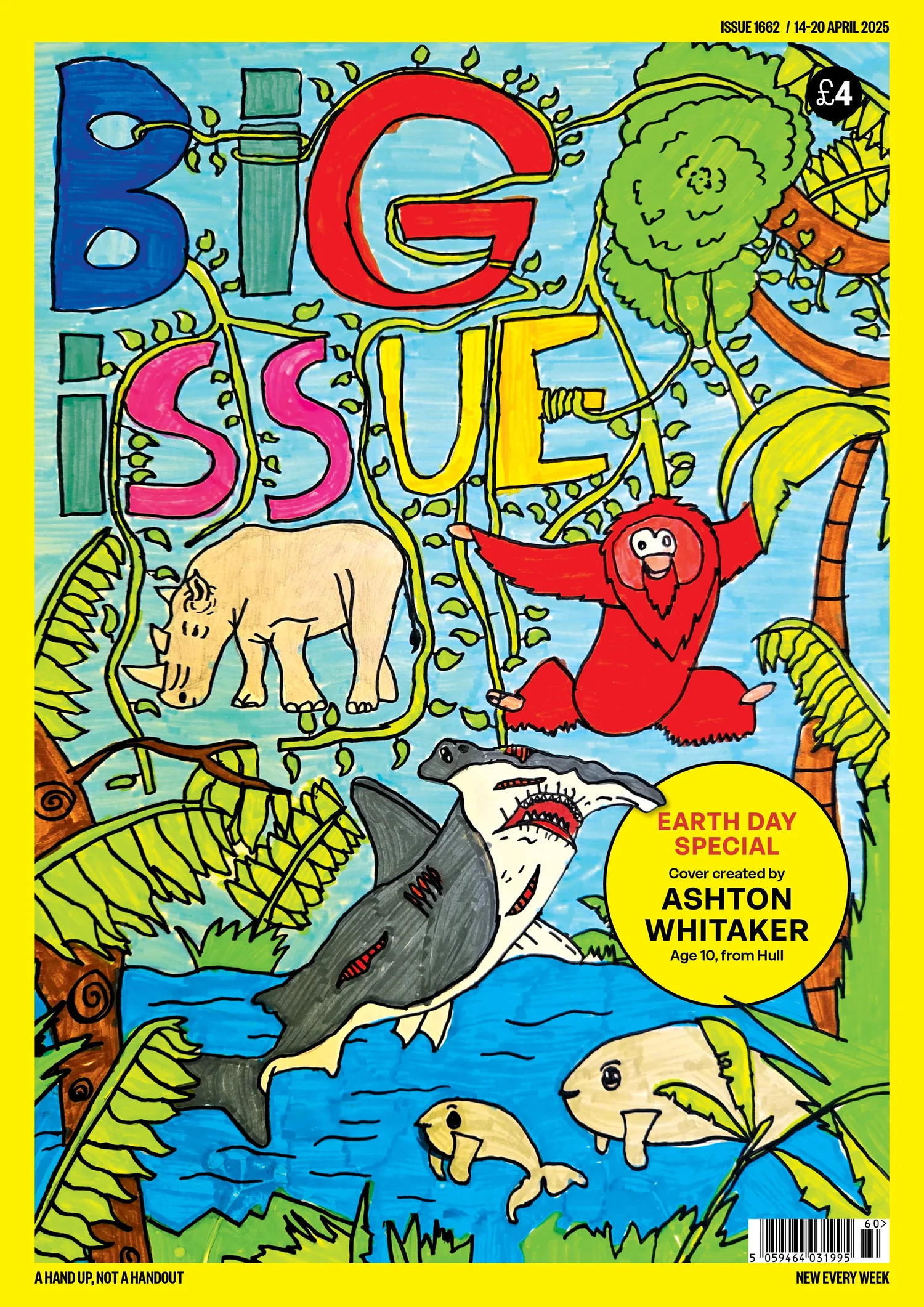 Ashton, 10, designs Big Issue front cover — The Hull Story