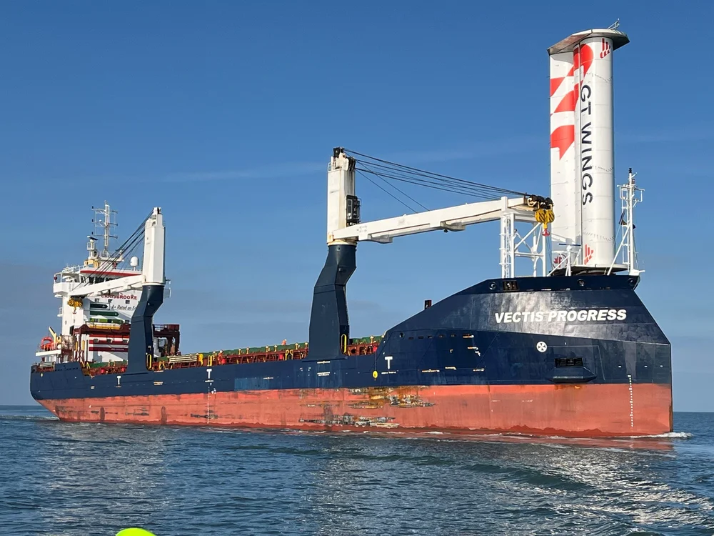 Wind-powered cargo ship begins maiden voyage in ‘milestone’ for ...