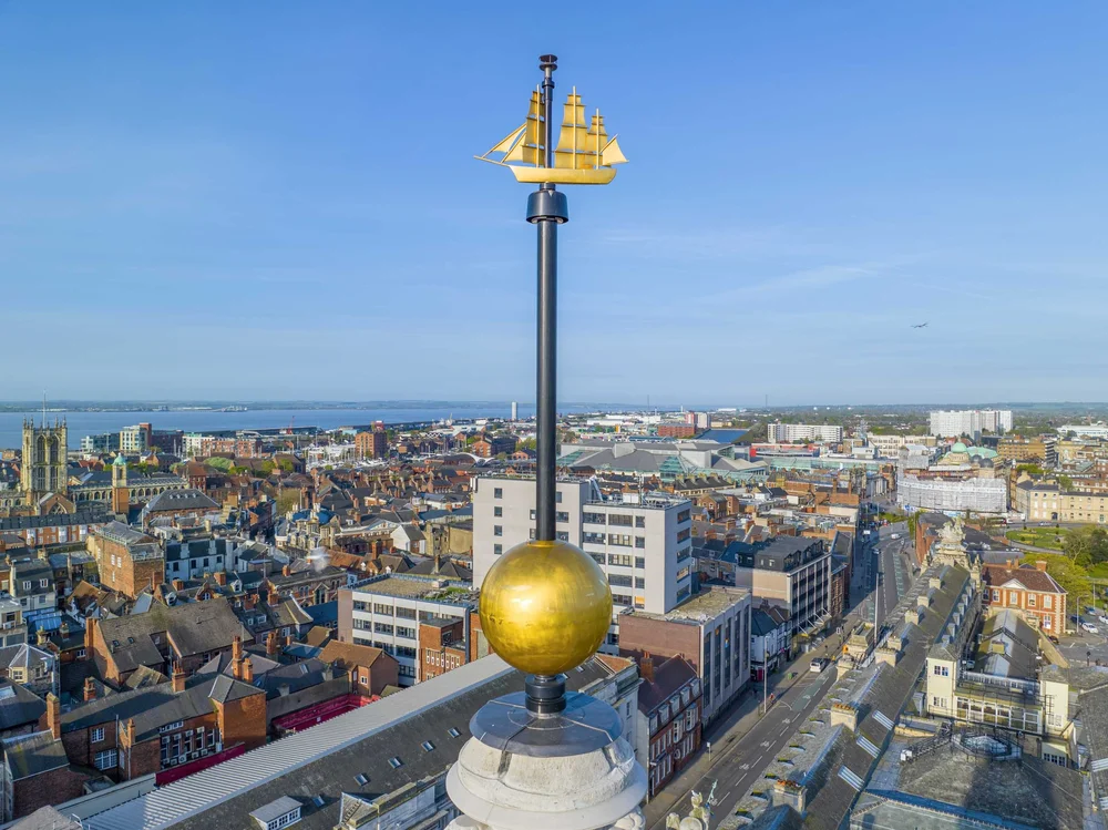 Clocking off: Guildhall Time Ball to be taken down for repairs — The ...