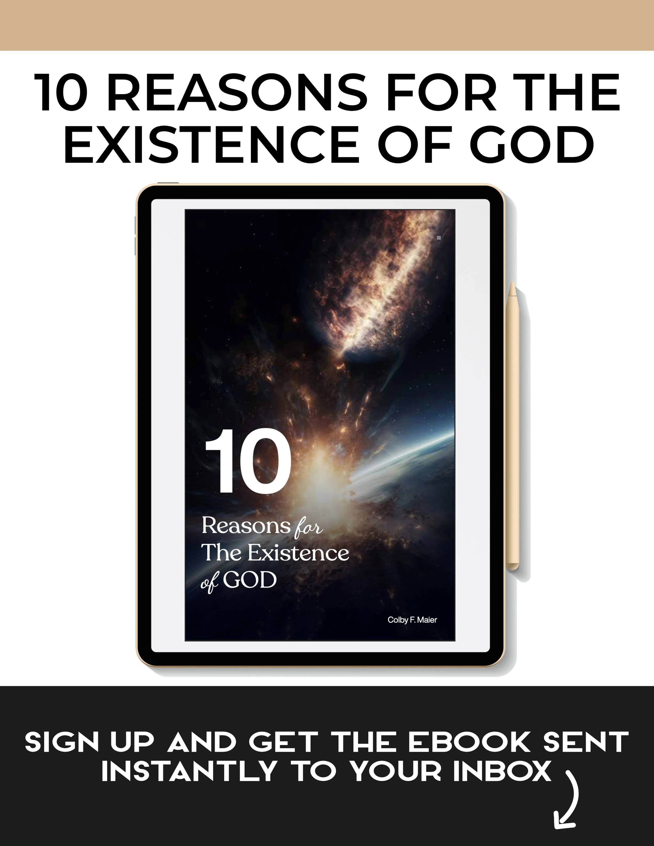 10 Reasons for the Existence of God — Colby Maier
