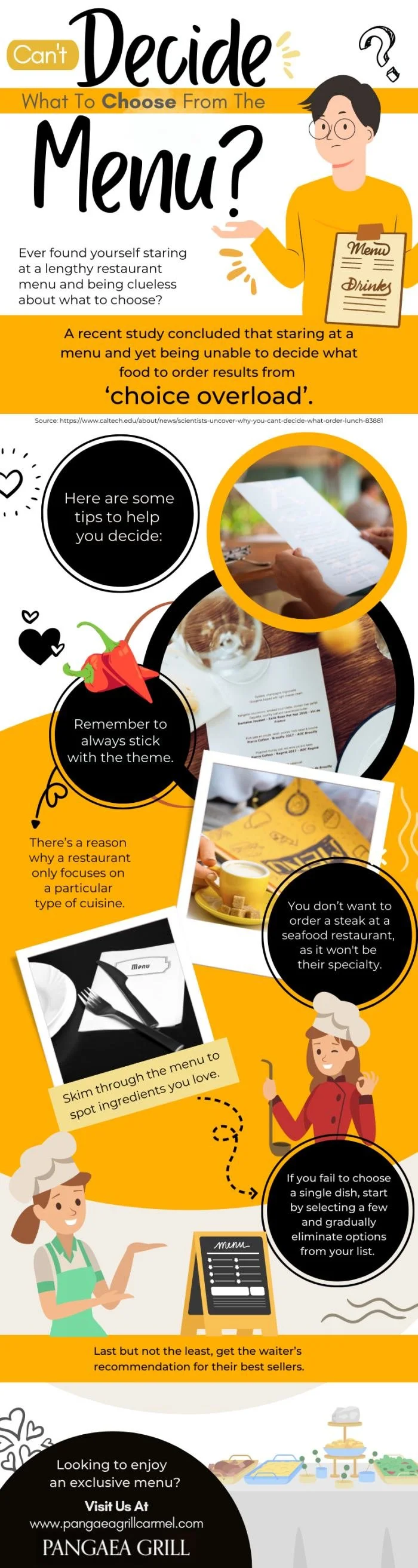 Can't Decide What to Choose from The Menu? | Pangaea On Ocean Ave