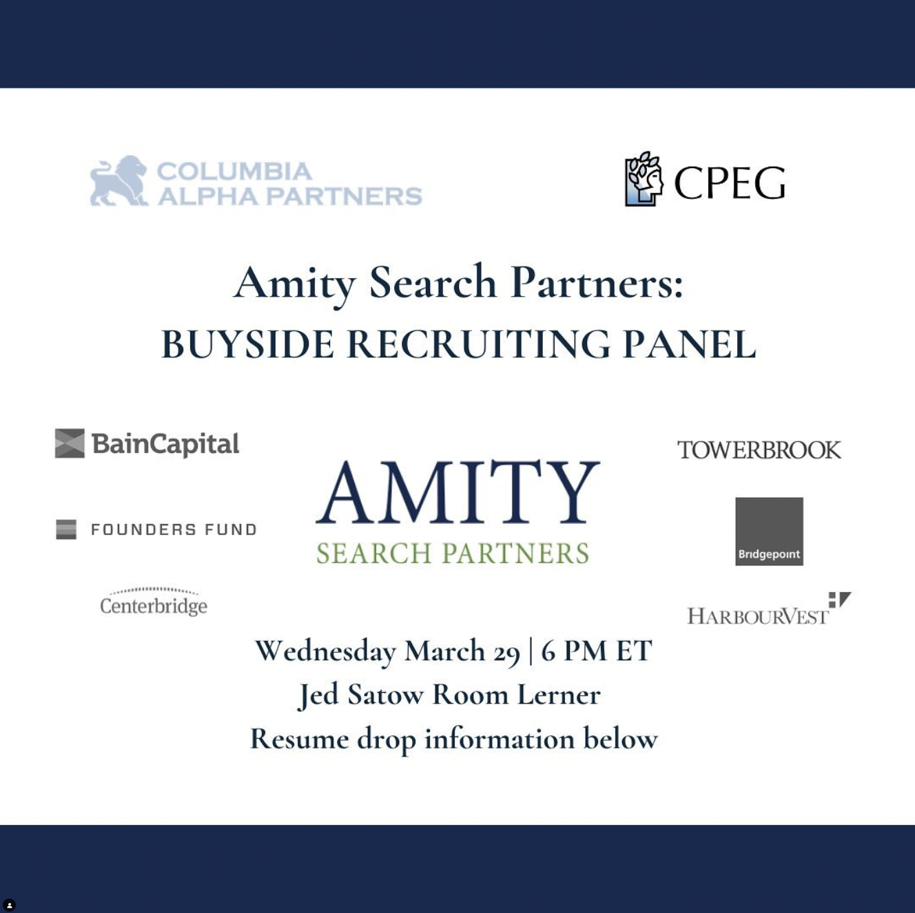 Amity Search Partners: Buyside Recruiting Panel — Columbia Alpha ...
