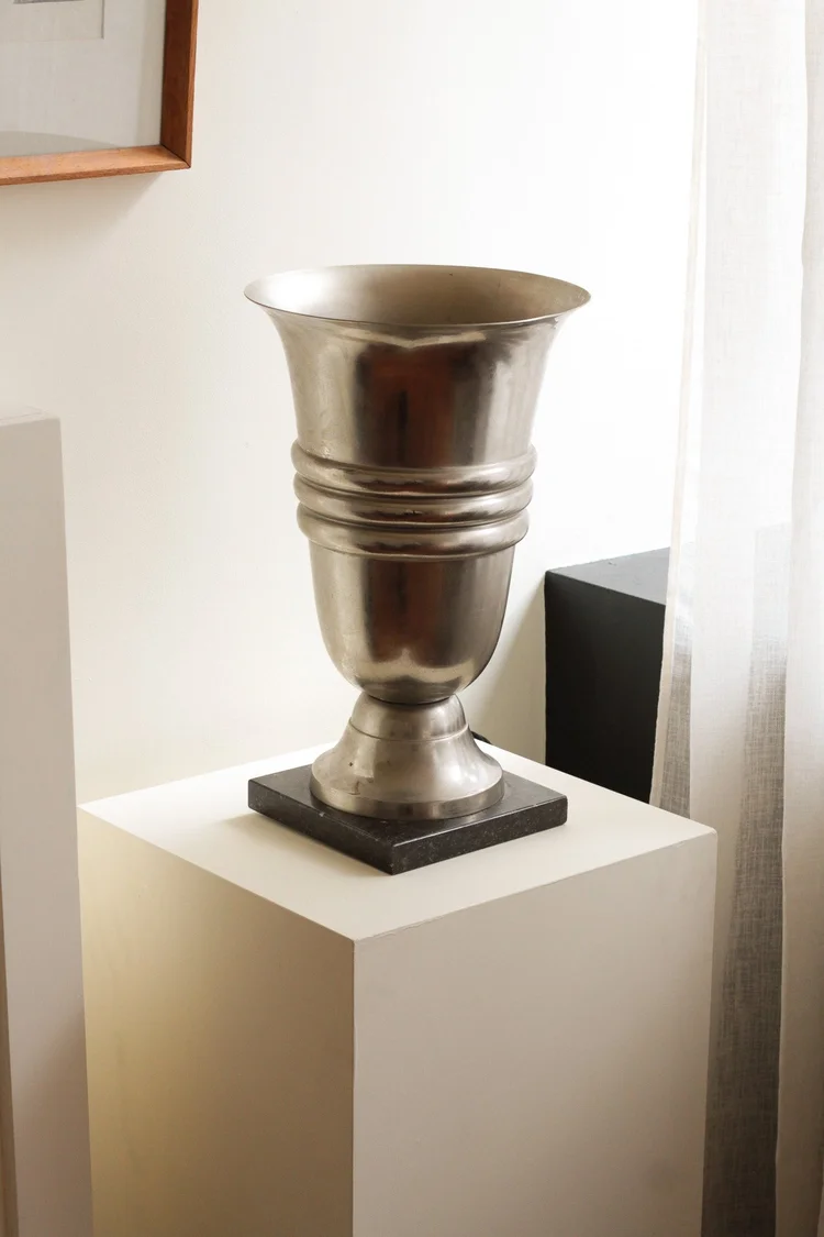 Brass & Copper Lamp — Mantel