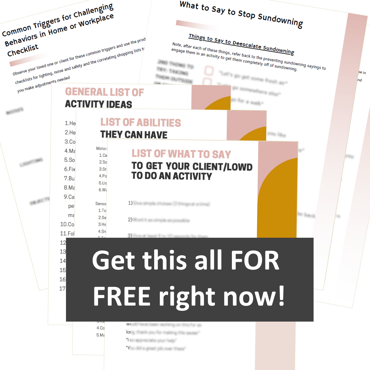 Dementia Behaviors Cheatsheet And Free Bundle — Dementia Success Path