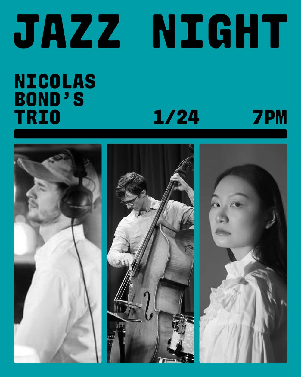 Jazz Night w/ Nicolas Bond’s Trio — KATO SAKE WORKS