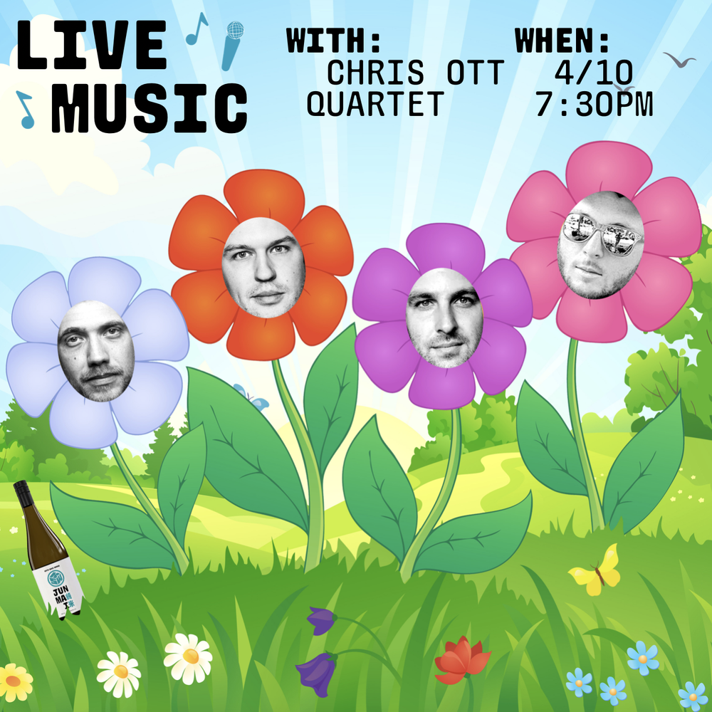 Live Music w/ The Chris Ott Quartet — KATO SAKE WORKS