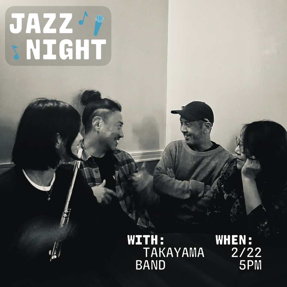 Jazz Night w/ Takayama Band — KATO SAKE WORKS