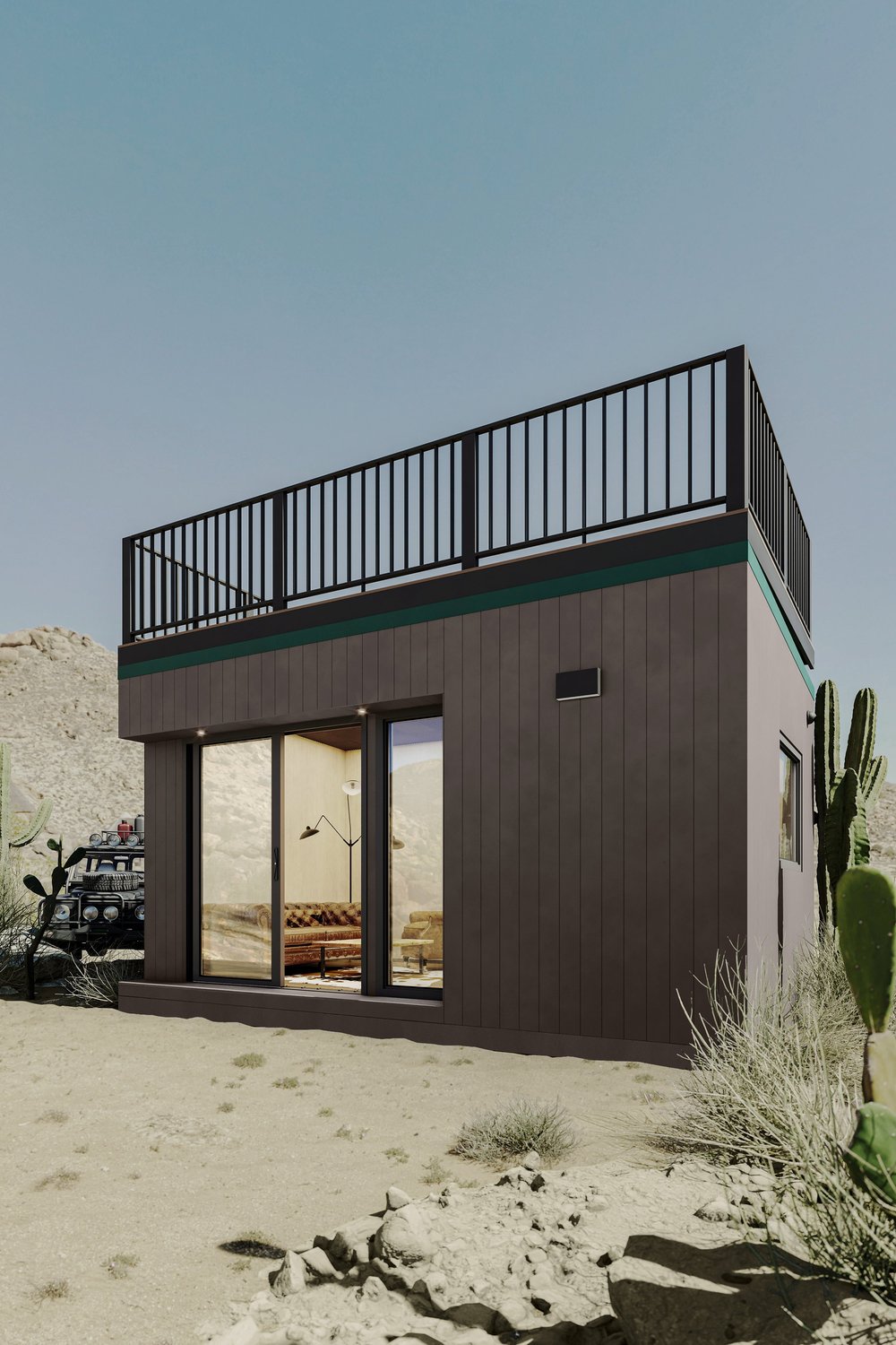 The Sixteen mini office backyard pod, prebuilt and flat pack kit | Mini ...