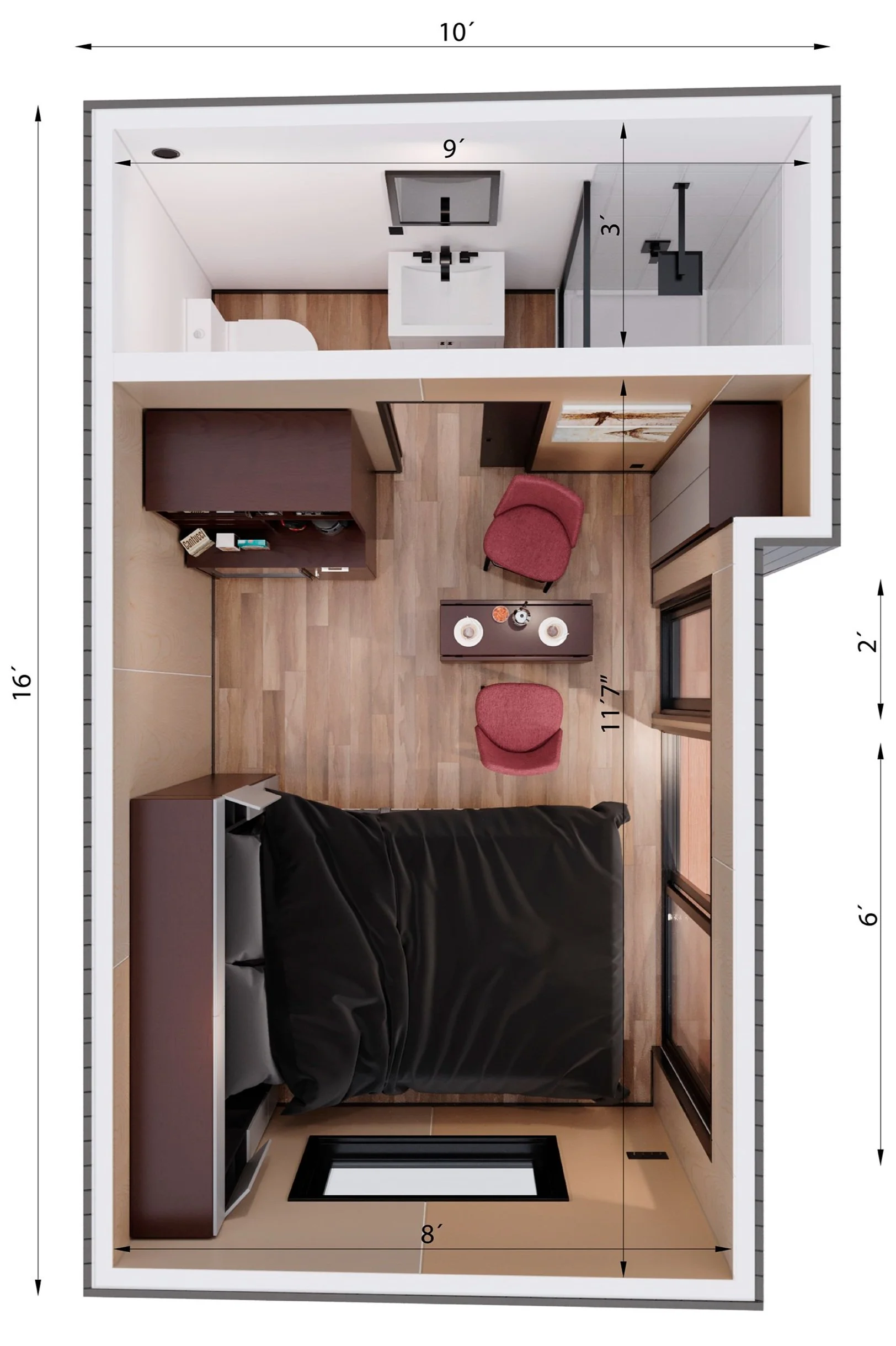 The Sixteen BnB is a smart compact guest room ready to start or grow ...
