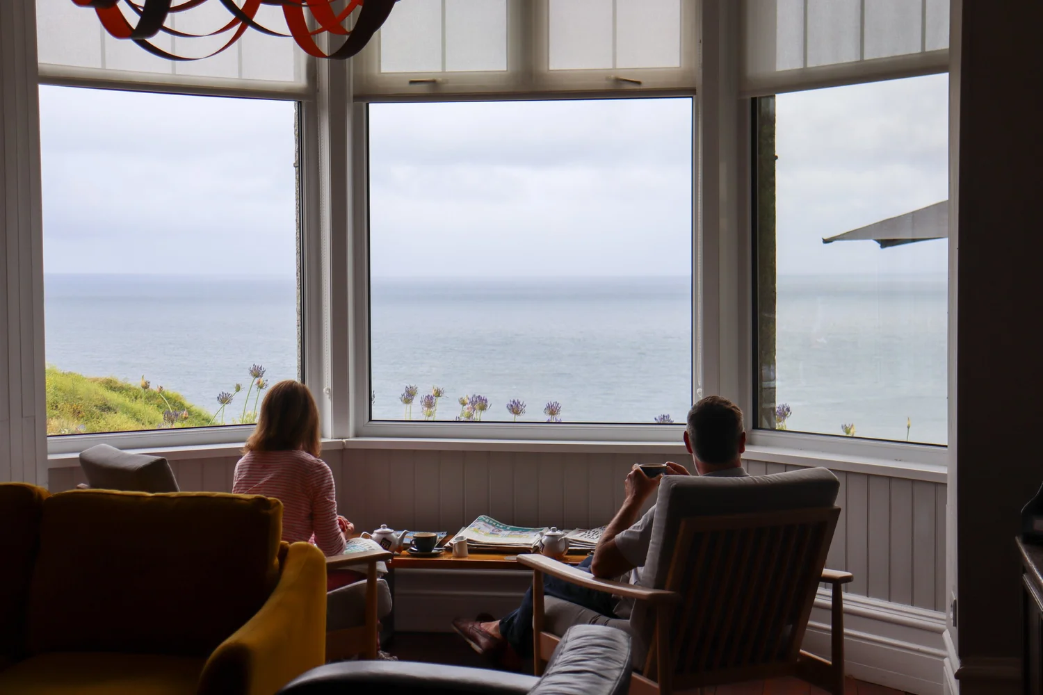 Coastal hotel, Lizard Peninsula, Cornwall