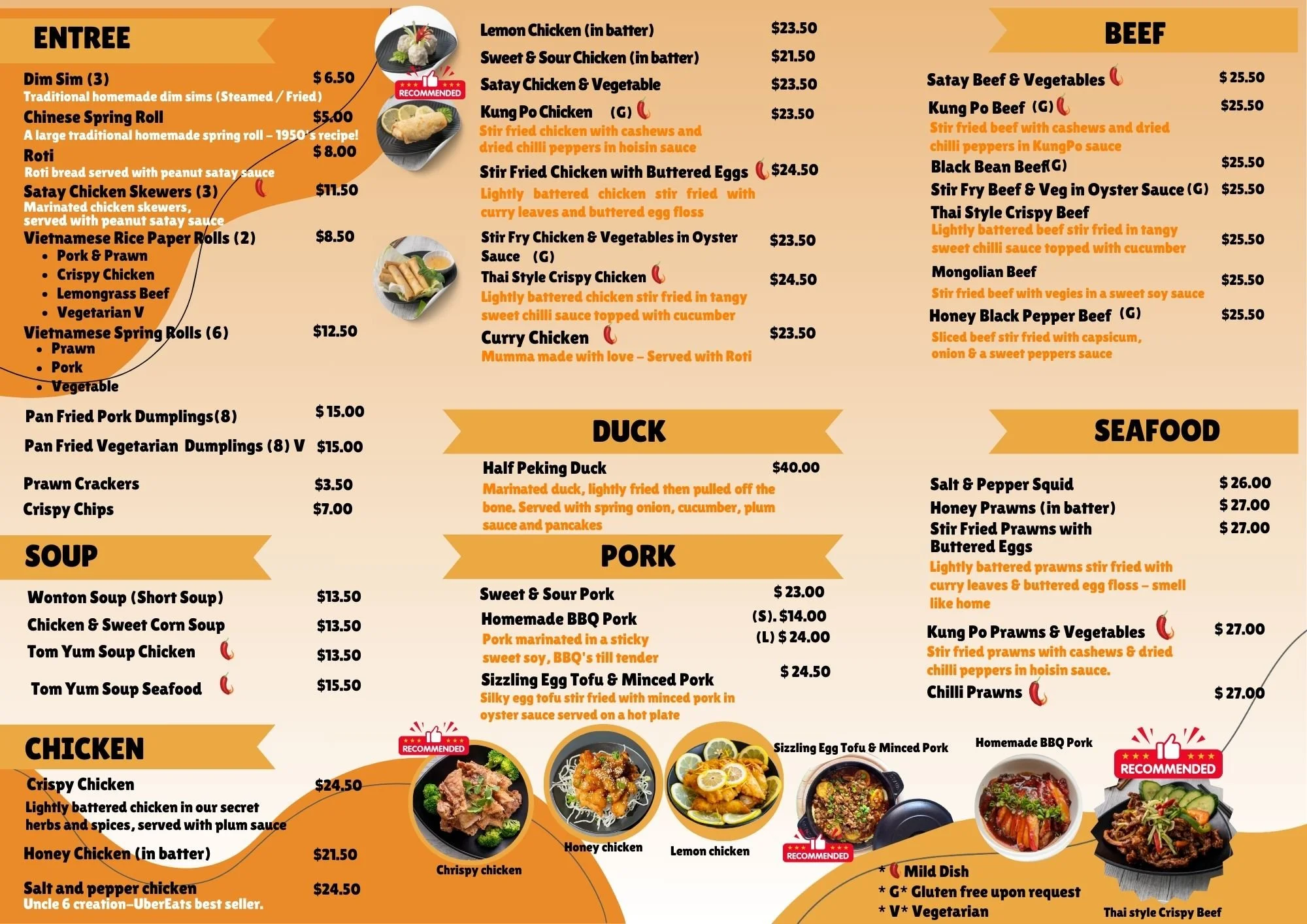 Menu — Fong's Kitchen