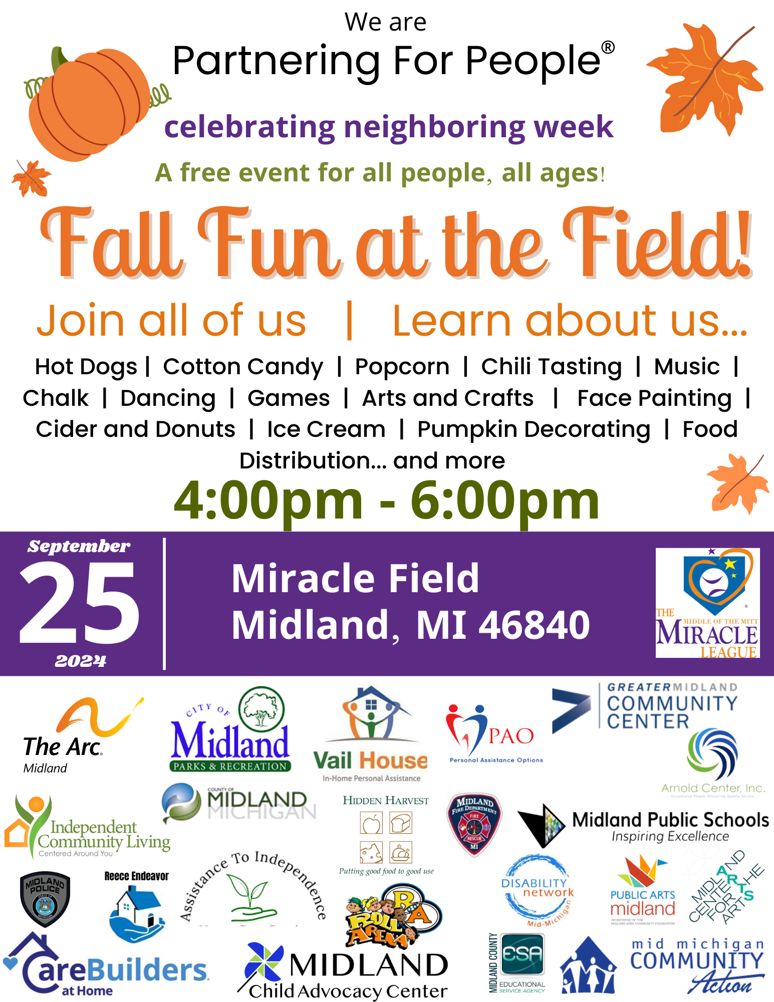 Fall Fun At The Field — The Arc of Midland