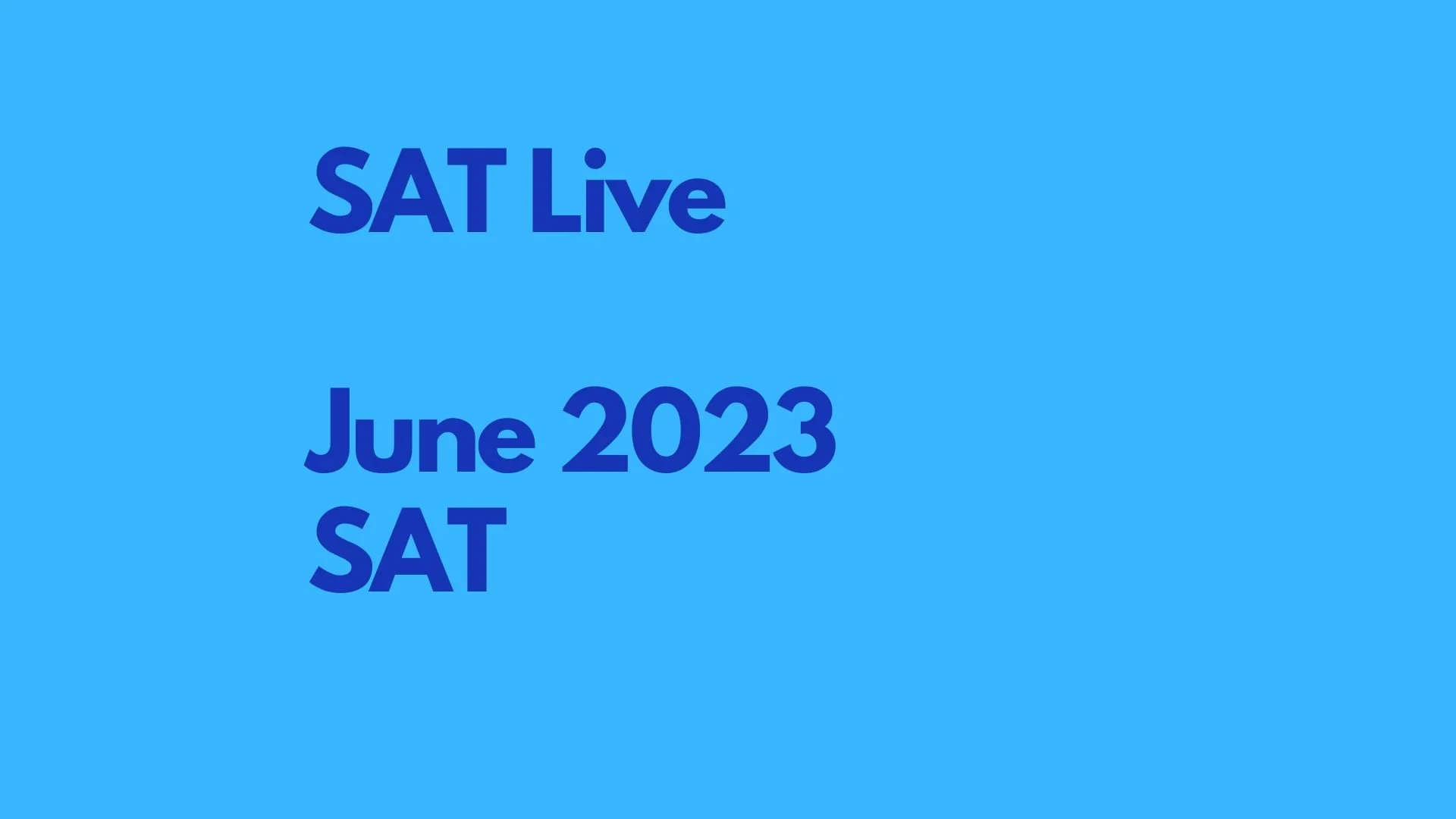 SAT — Edge Ed
