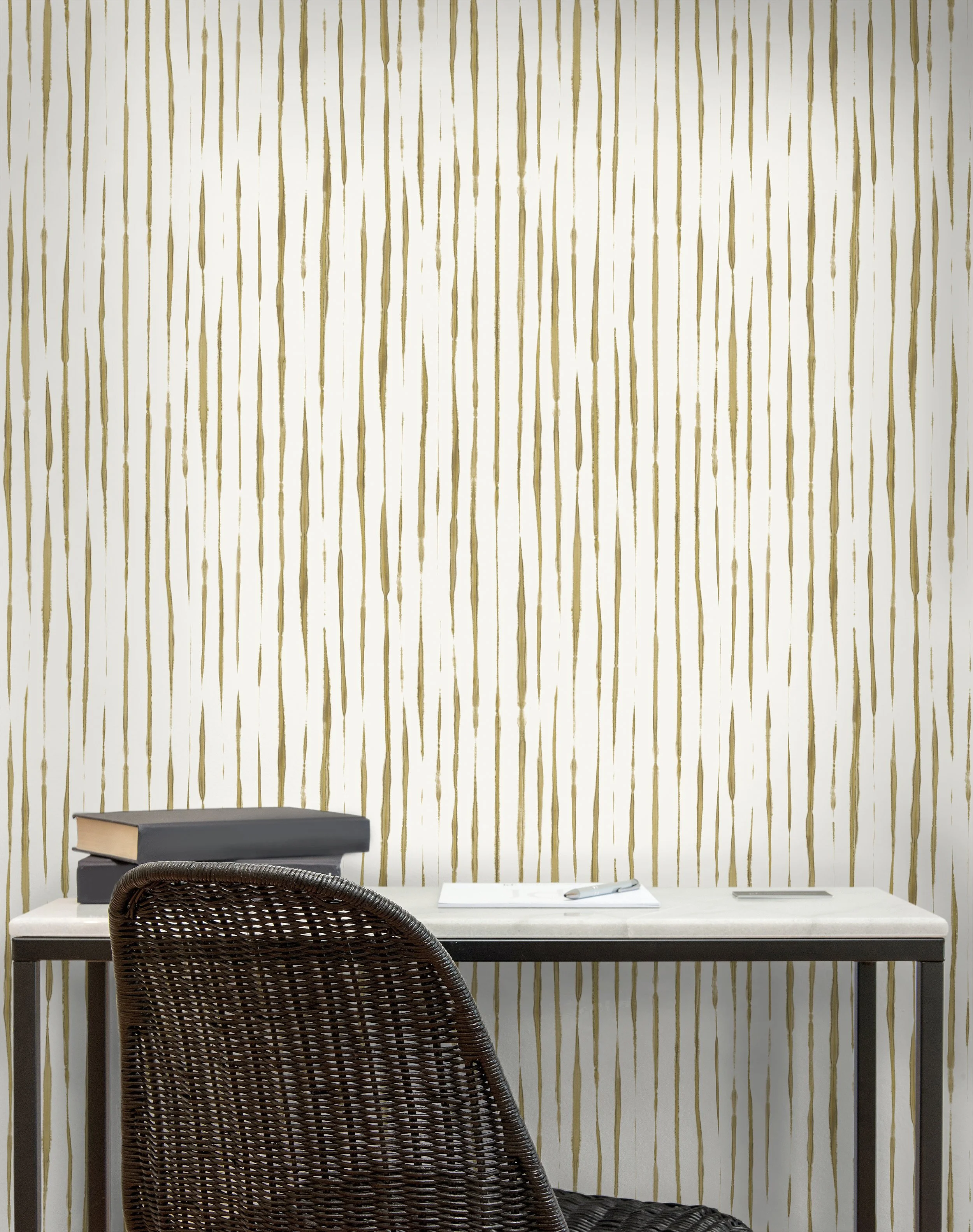 TRACE GRID WALLPAPER IN BLUE — Eso Studio Wallpaper and Textiles