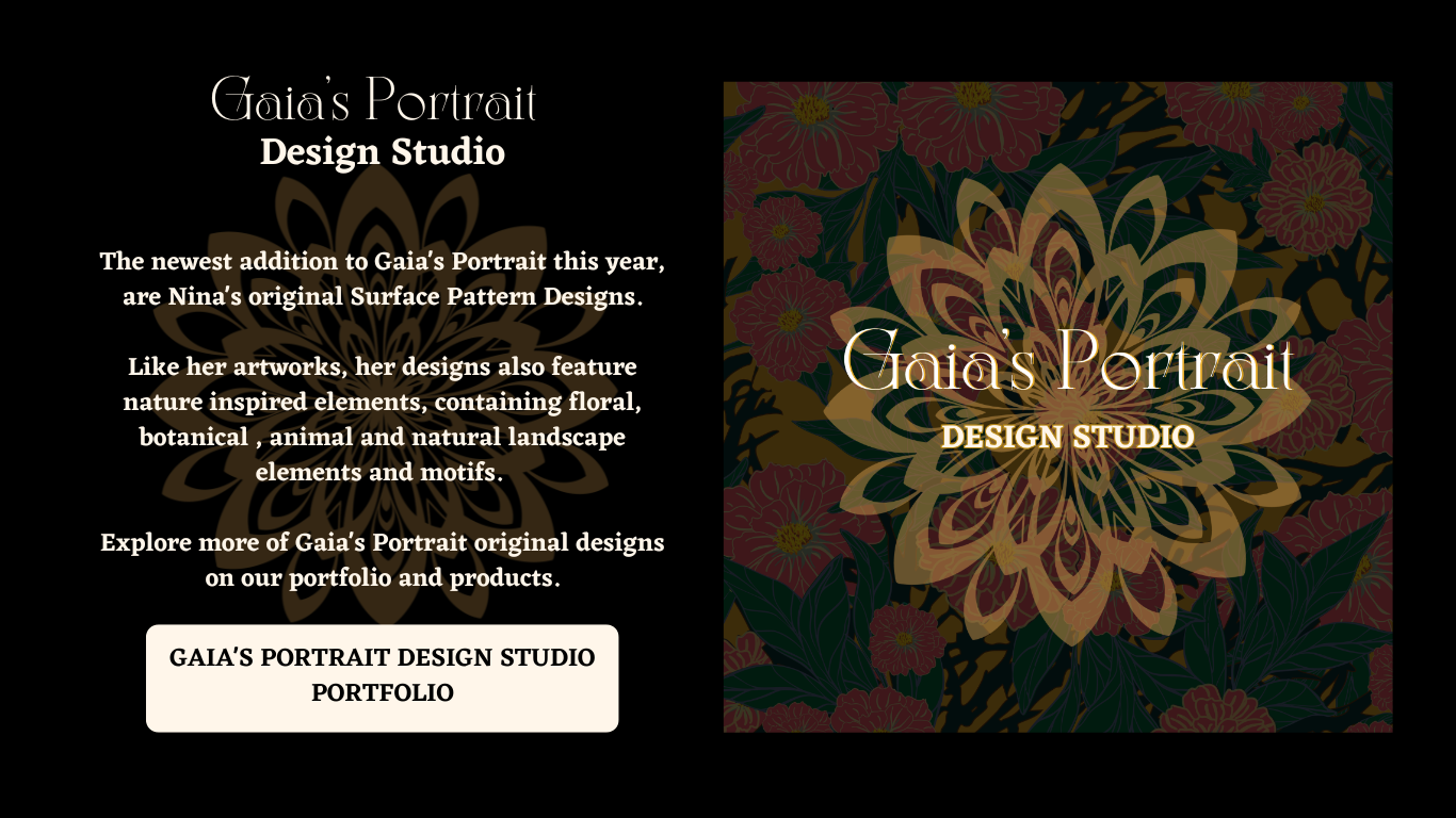 Gaia's Portrait Nature Art and Design Studio, Original Fine Art ...