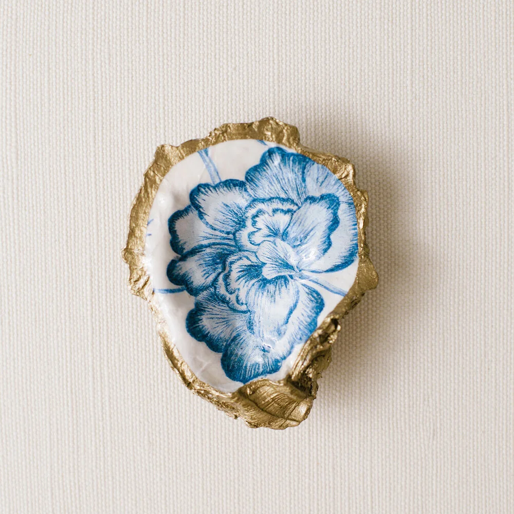 Coastal Calm Gilded Oyster Necklace — Grit and Grace Studio