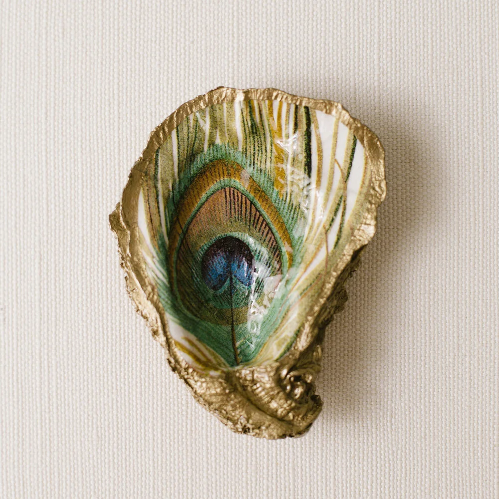 Coastal Calm Gilded Oyster Necklace — Grit and Grace Studio