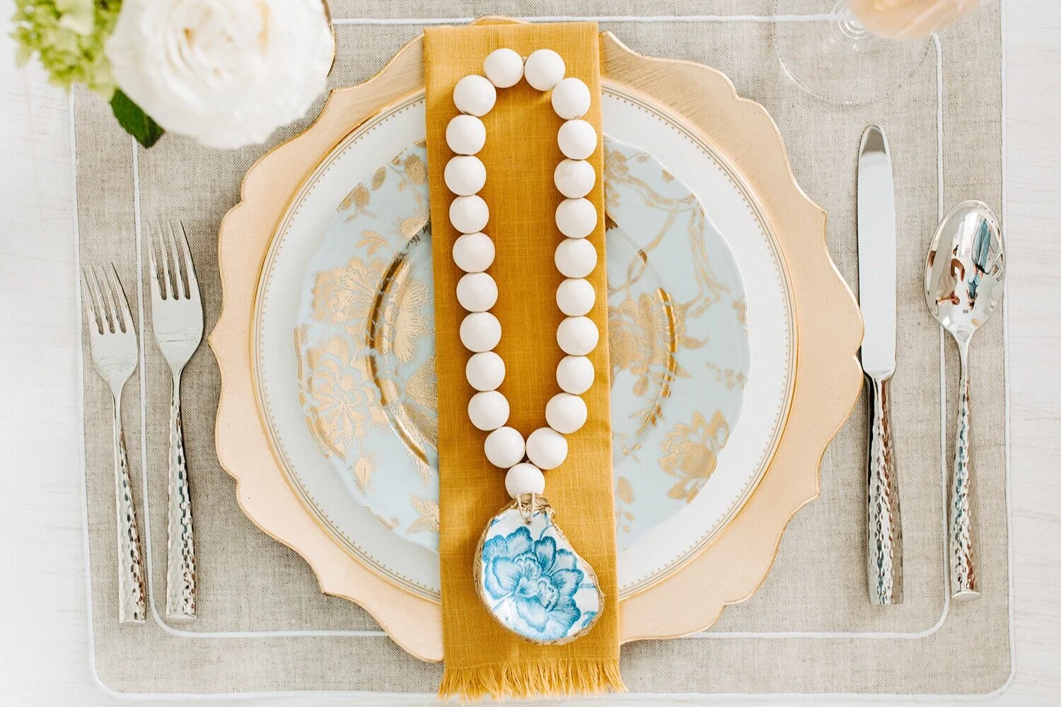 Oyster Blessing Beads — Grit and Grace Studio