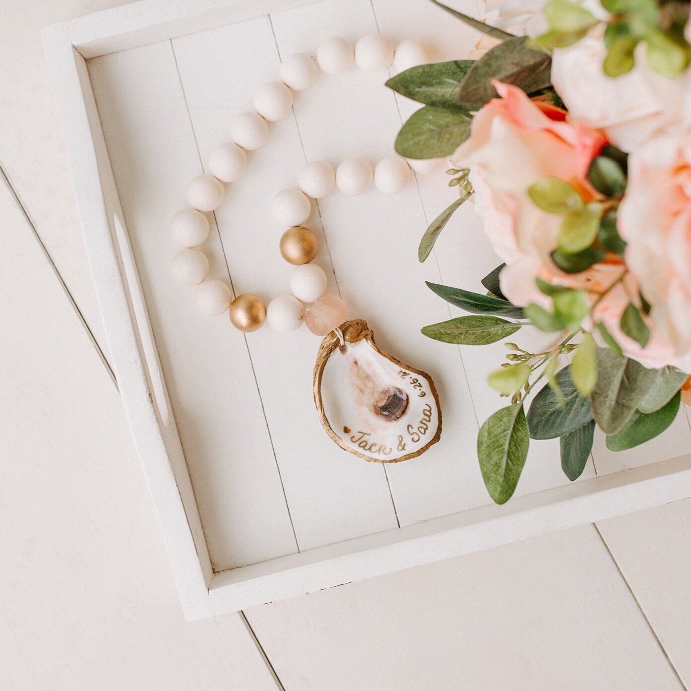 Oyster Blessing Beads — Grit and Grace Studio