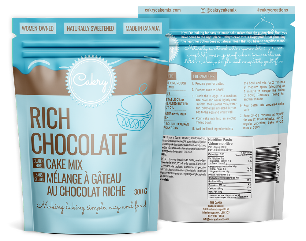 Gluten-Free Baking Mix Packaging Design — Eye Candy Design