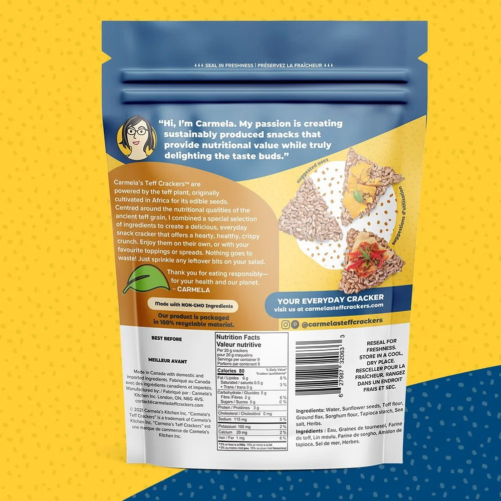 Gluten-free Cracker Branding & Packaging Design — Eye Candy Design