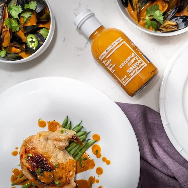 Gourmet Sauce Packaging for Private Chef — Eye Candy Design
