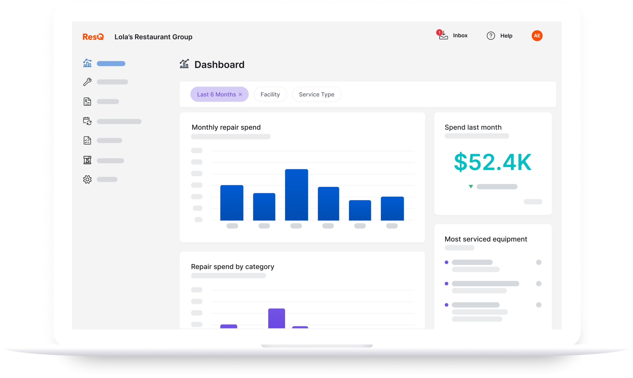Restaurant Repair and Maintenance Management Software | CMMS | ResQ — ResQ