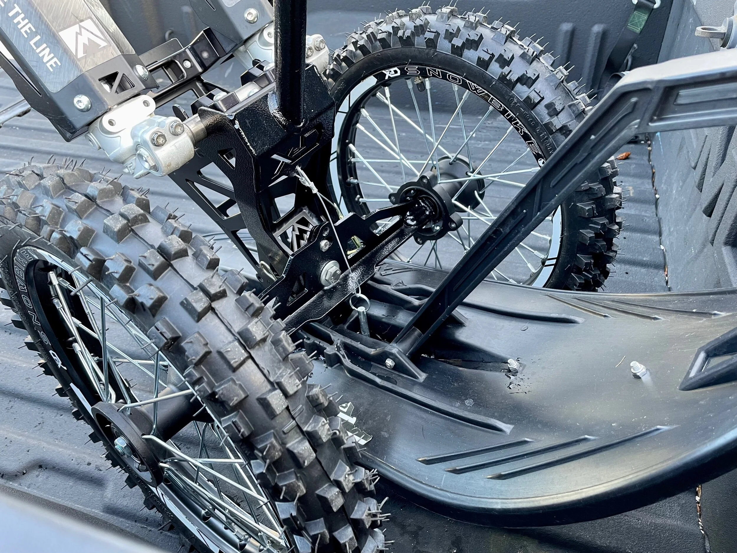 X2D Timbersled Pivot Wheel Kit — X2D RIDE COMPANY