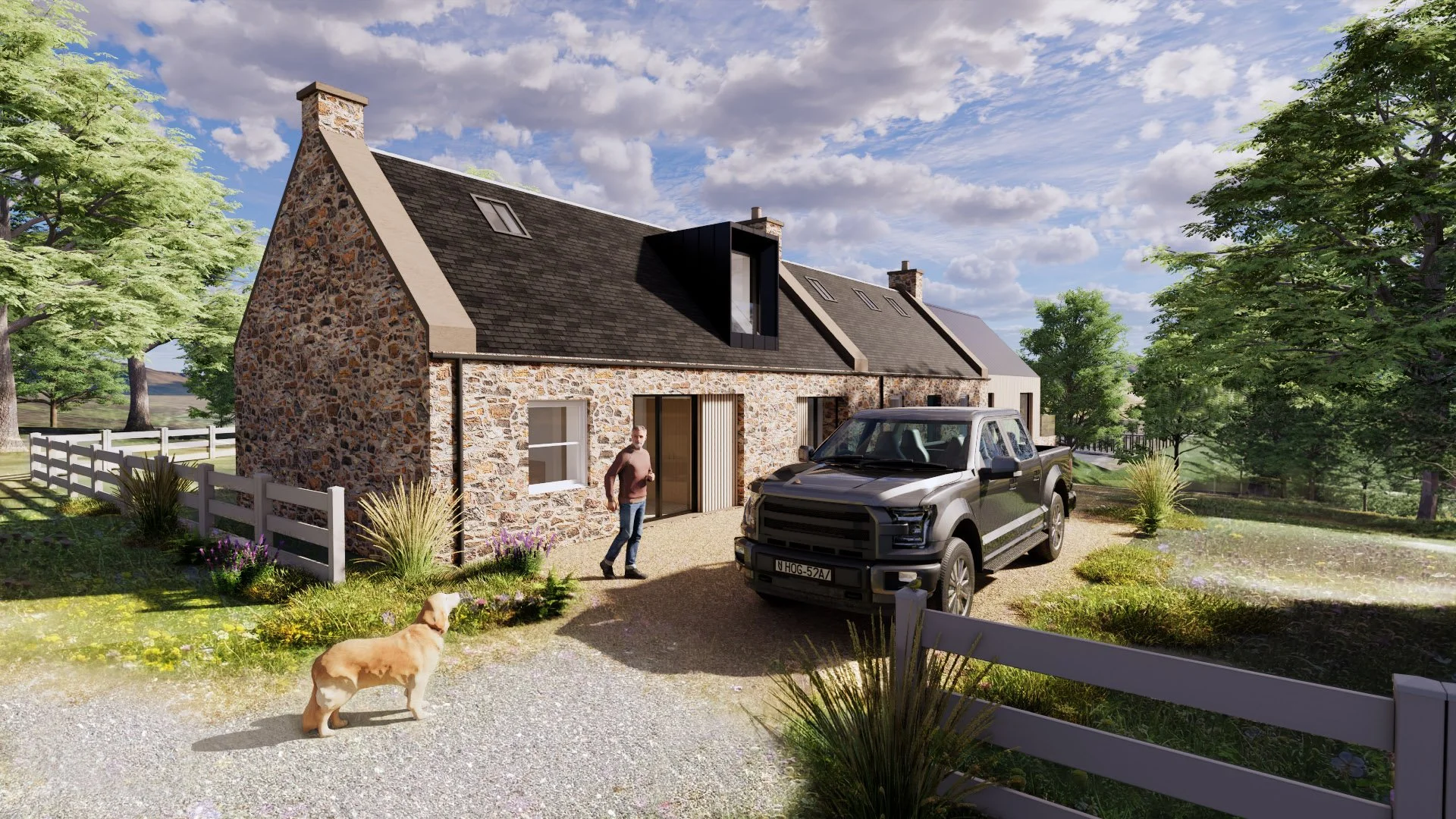 North Esk Cottage, Scottish Borders — BLOCK NINE ARCHITECTS