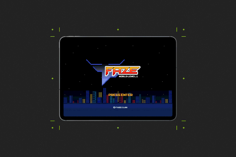 FaZe World Gaming Ecom Interface — Drew McCarver Creative