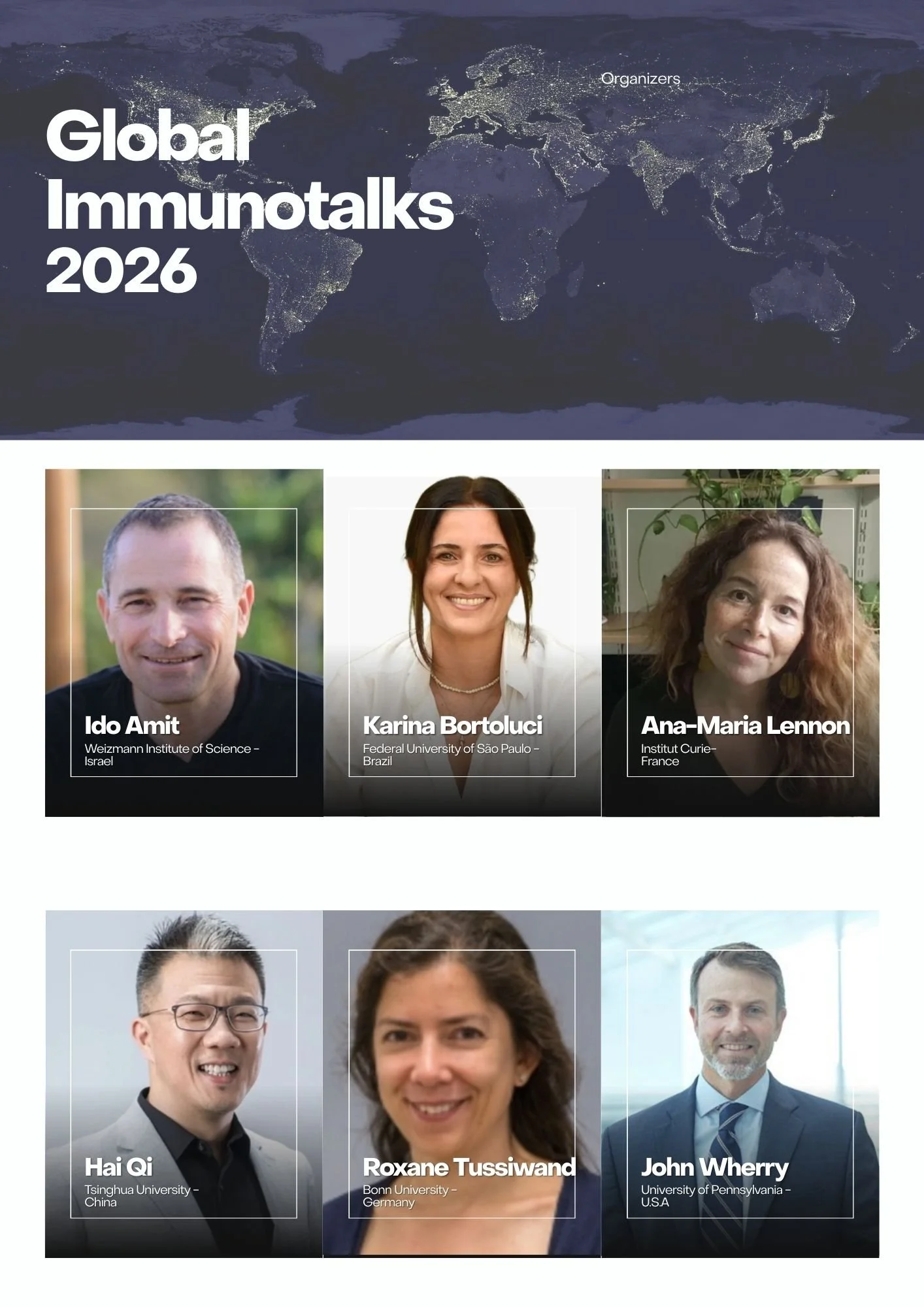 Global Immunotalks: Free virtual immunology seminars