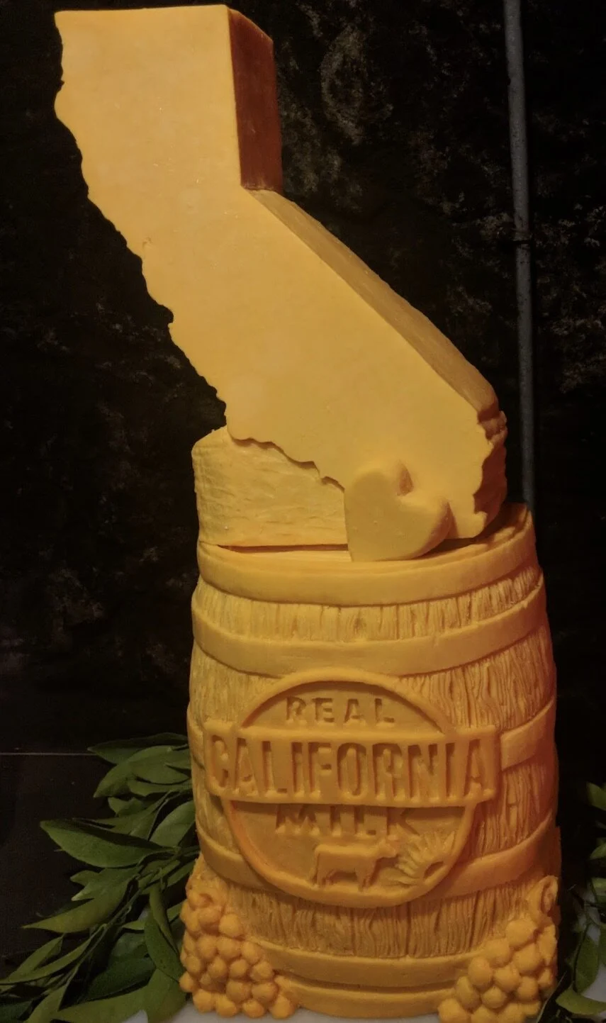Cheddar Cheese Sculptures
