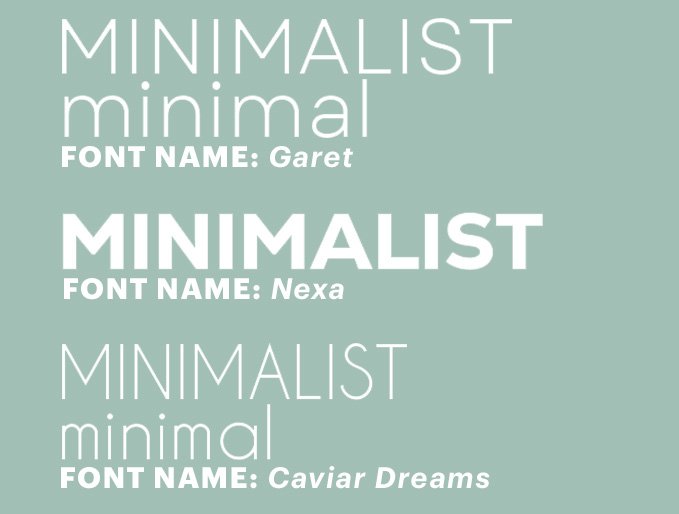 Font Styles: Visual Guide — Ambition Co Screen Printing