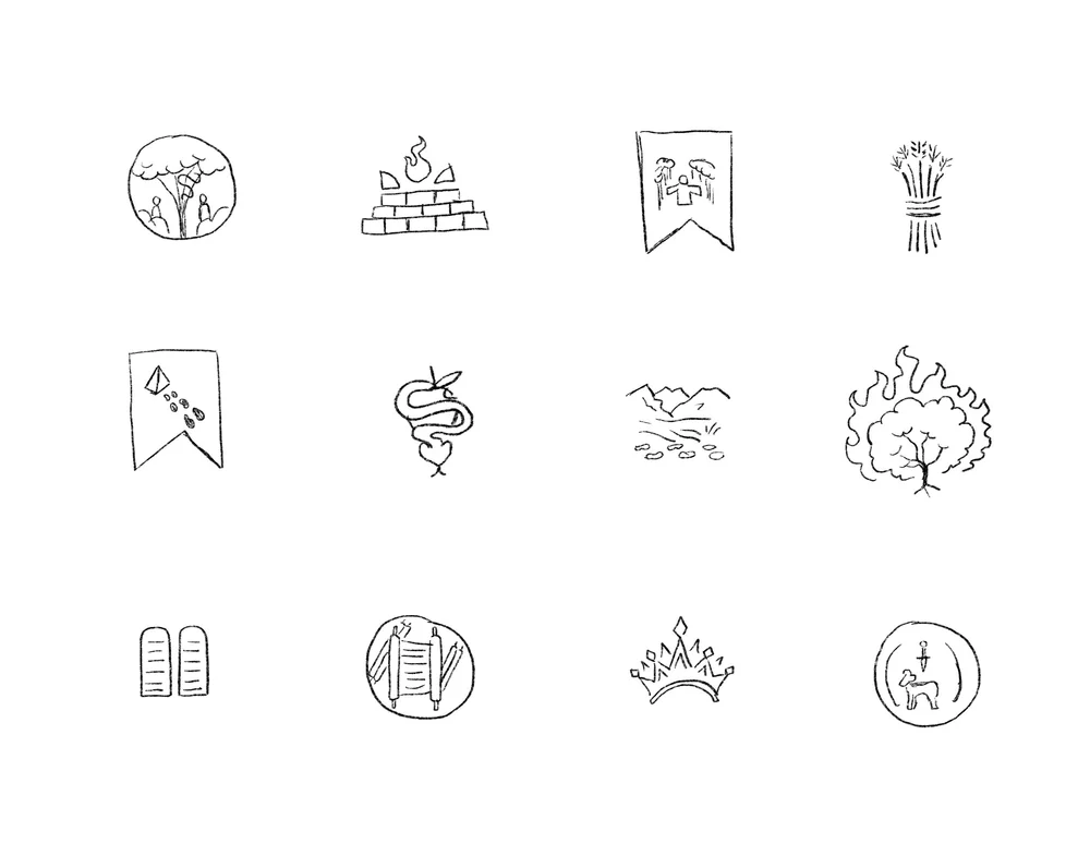 Books of the Bible Icons — David Basye Design