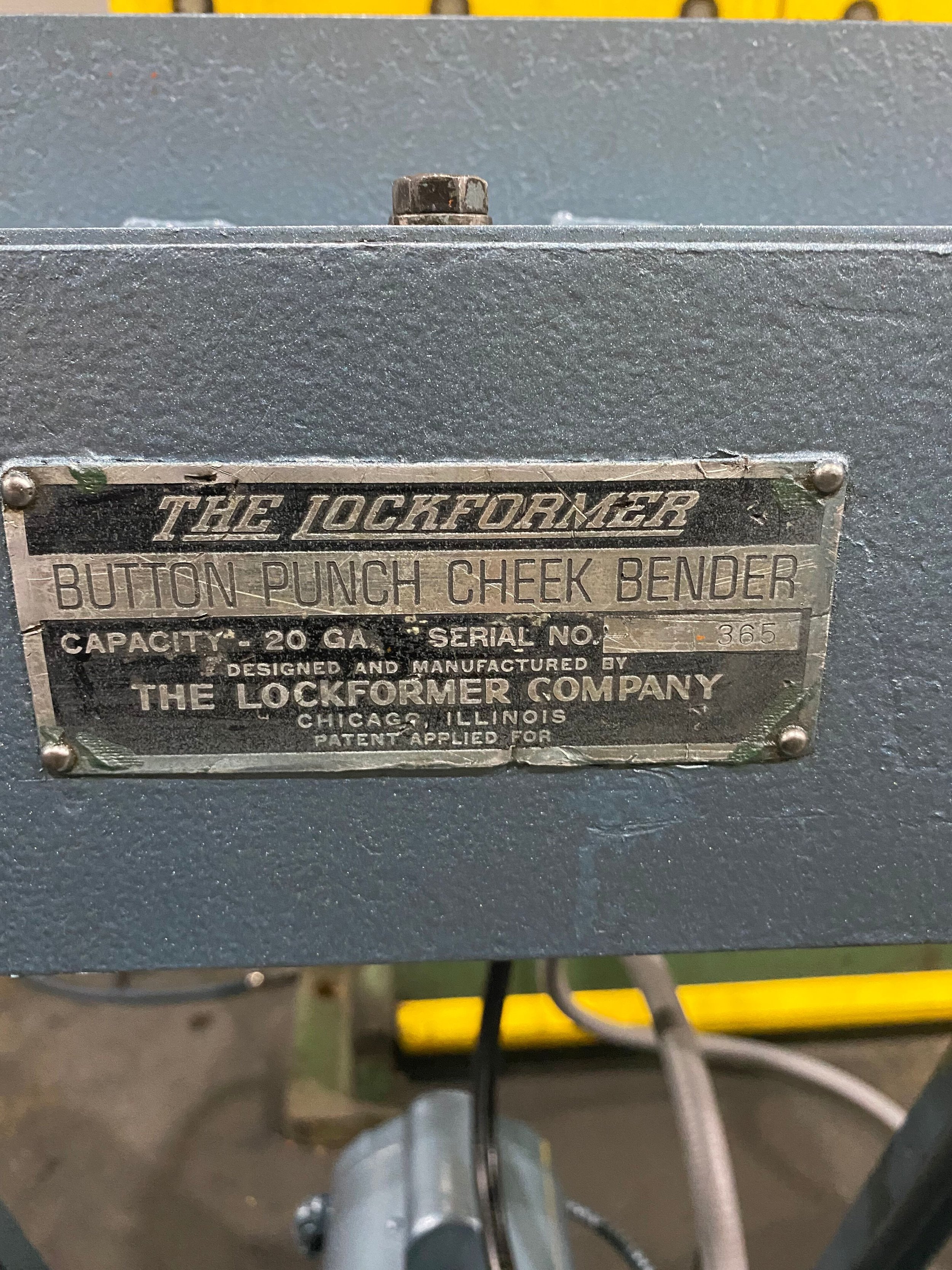 CHEEK BENDER — Used Machines — Red River Machinery Inc