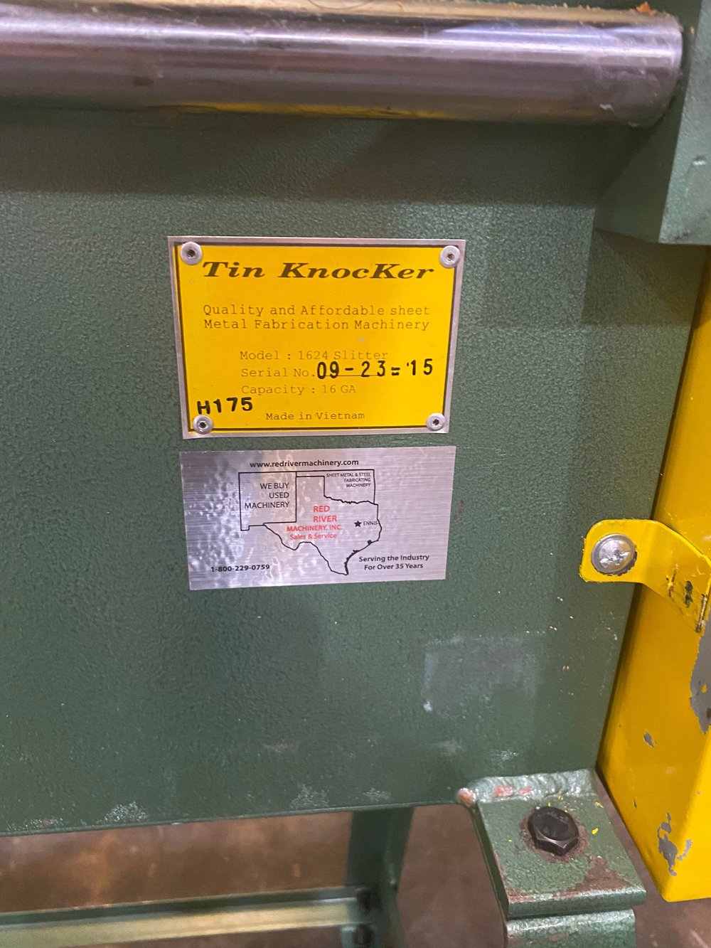 SLITTERS — Used Machines — Red River Machinery Inc